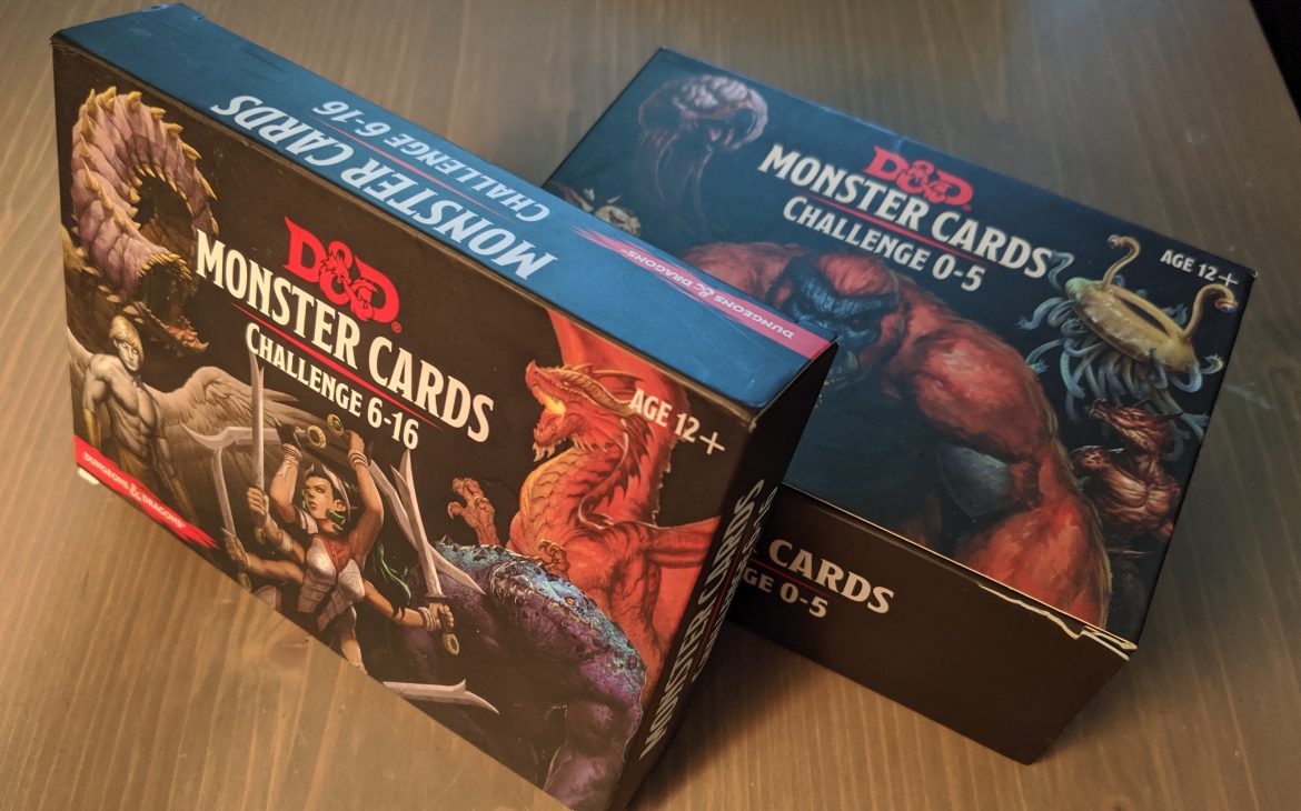 Monster Cards Through The Ages – Paul's Gameblog